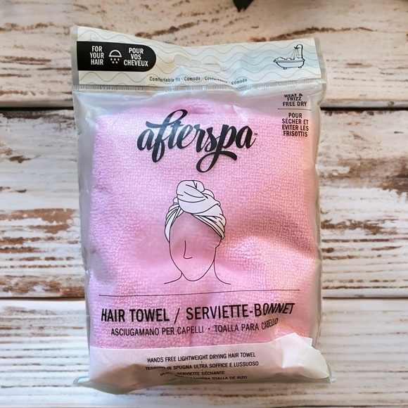 After Spa | Hair | After Spa Hair Wrap Towel Pink New | Poshmark